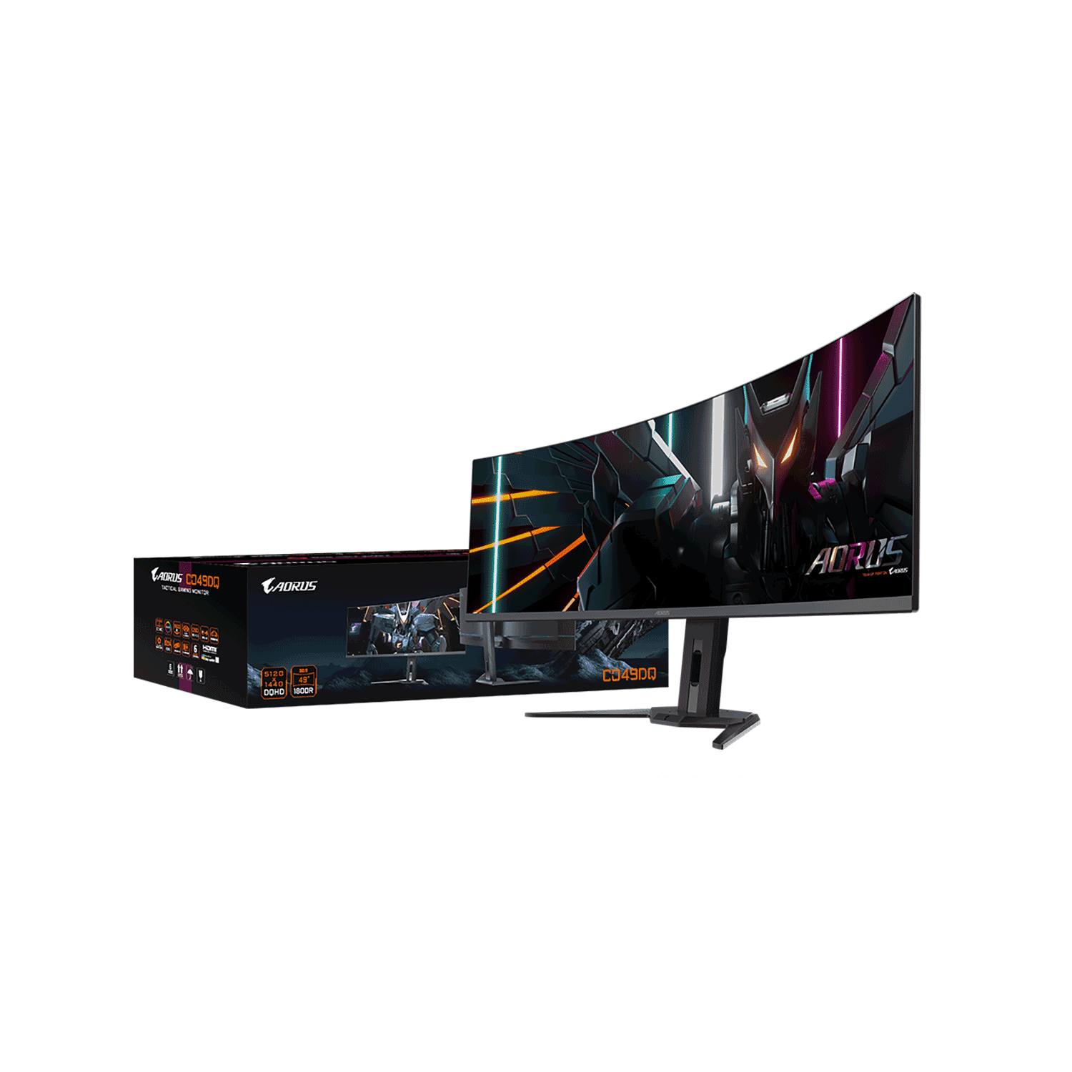 AORUS CO49DQ | AORUS CO49DQ | GIGABYTE(ギガバイト) 49インチ DQHD 曲面 有機EL(OLED ...